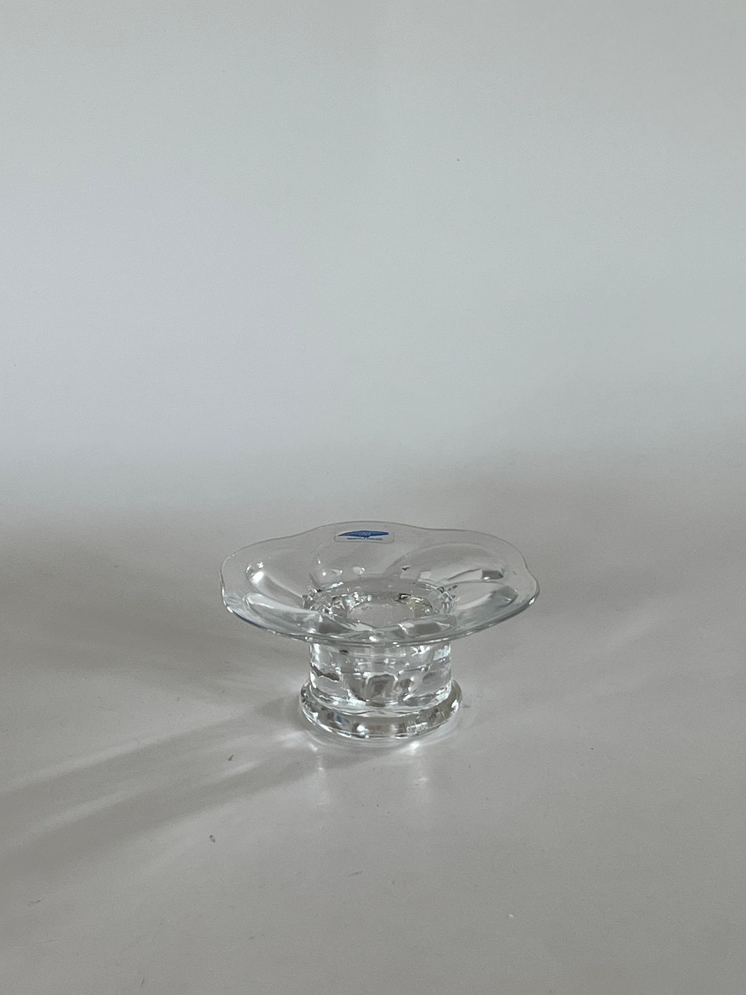 Vintage 60s NUUTAJARVI Poppy Glass Candle Holder - Etsy
