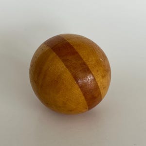 Vintage 1900s SWISS Wood Darning Ball - Etsy Australia