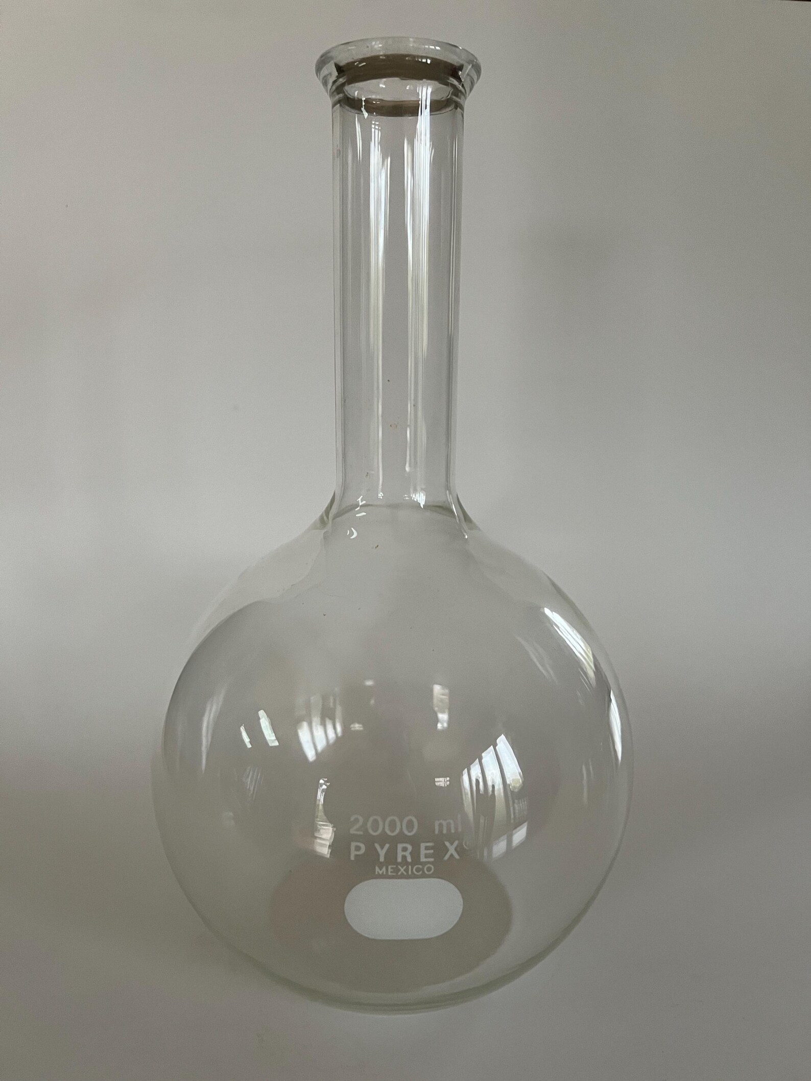 Vintage PYREX 2000ml Large Flat Bottom Flask - Etsy