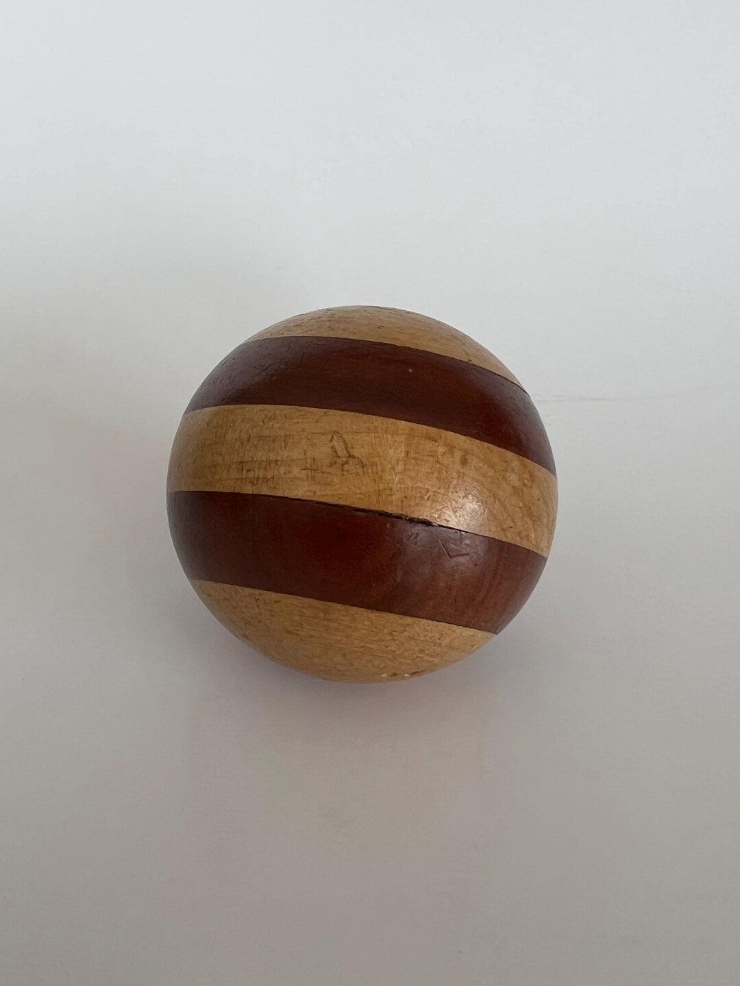 Vintage 1900s SWISS Wood Darning Ball - Etsy