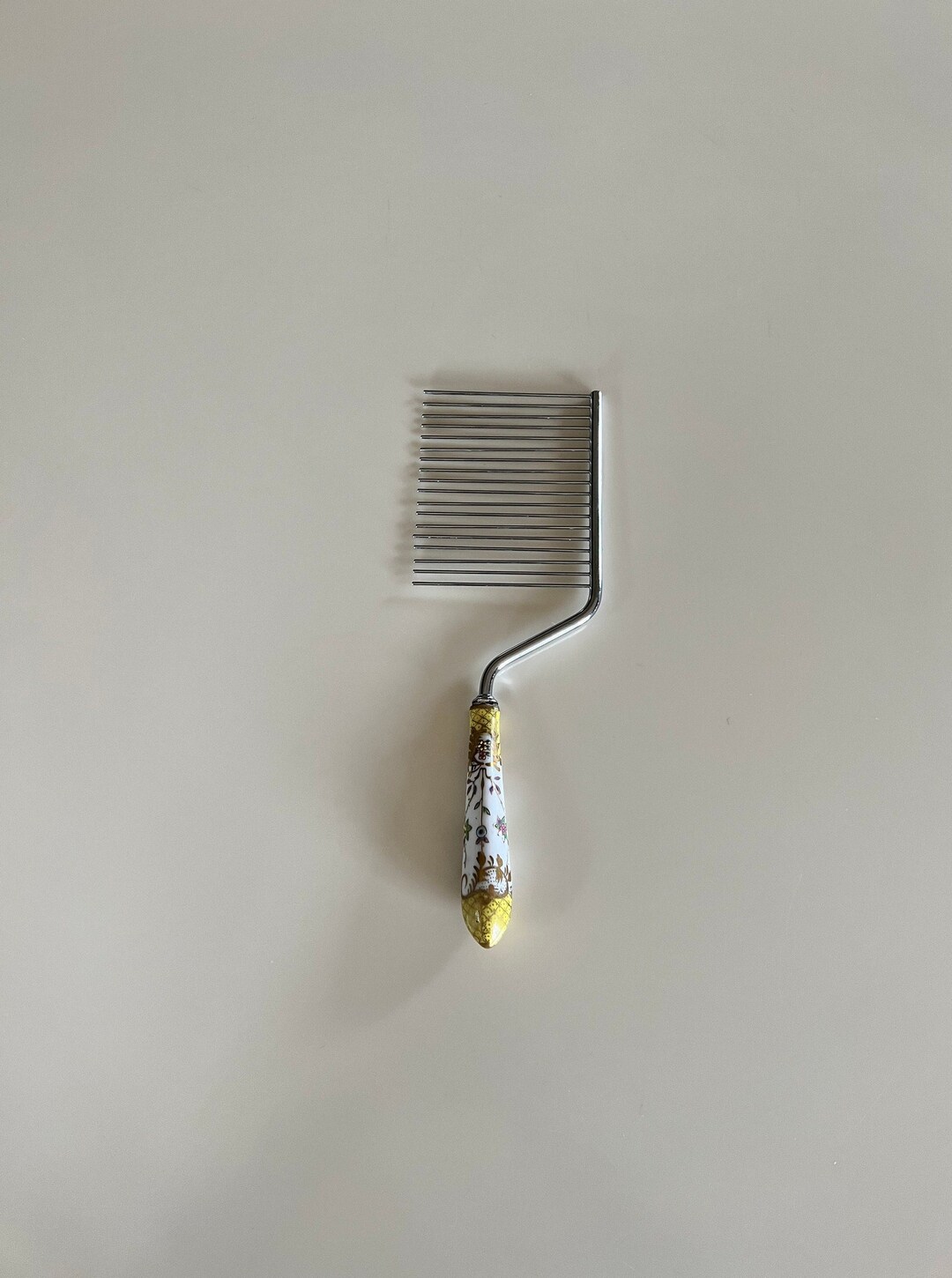 Vintage 1910s Porcelain Cake Comb - Etsy