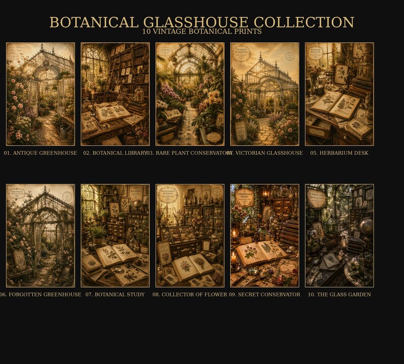 Vintage Greenhouse - Etsy UK