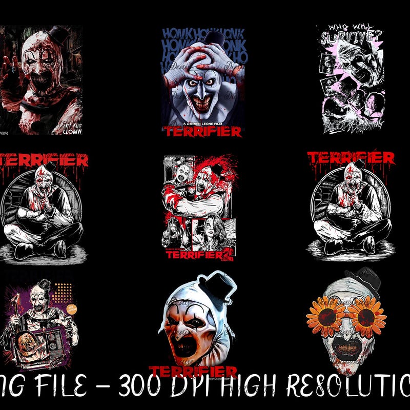 Terrifier Svg - Etsy