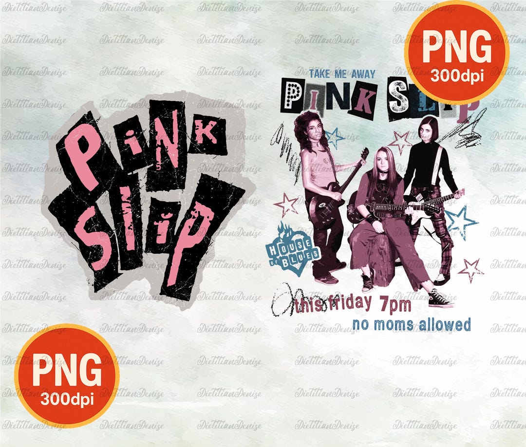 Freaky Friday Pink Slip PNG Download, Freakier Friday Movie Inspired ...