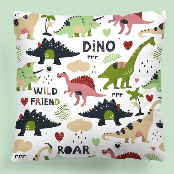 Dinosaur Pillow - Etsy