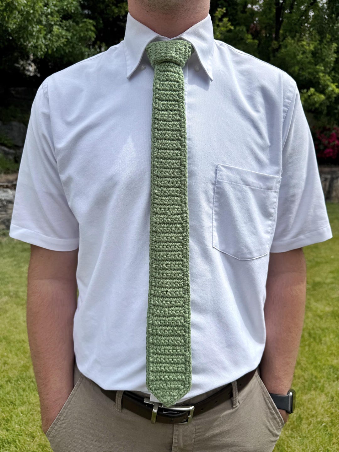 The Frazier Crochet Tie Pattern - Etsy
