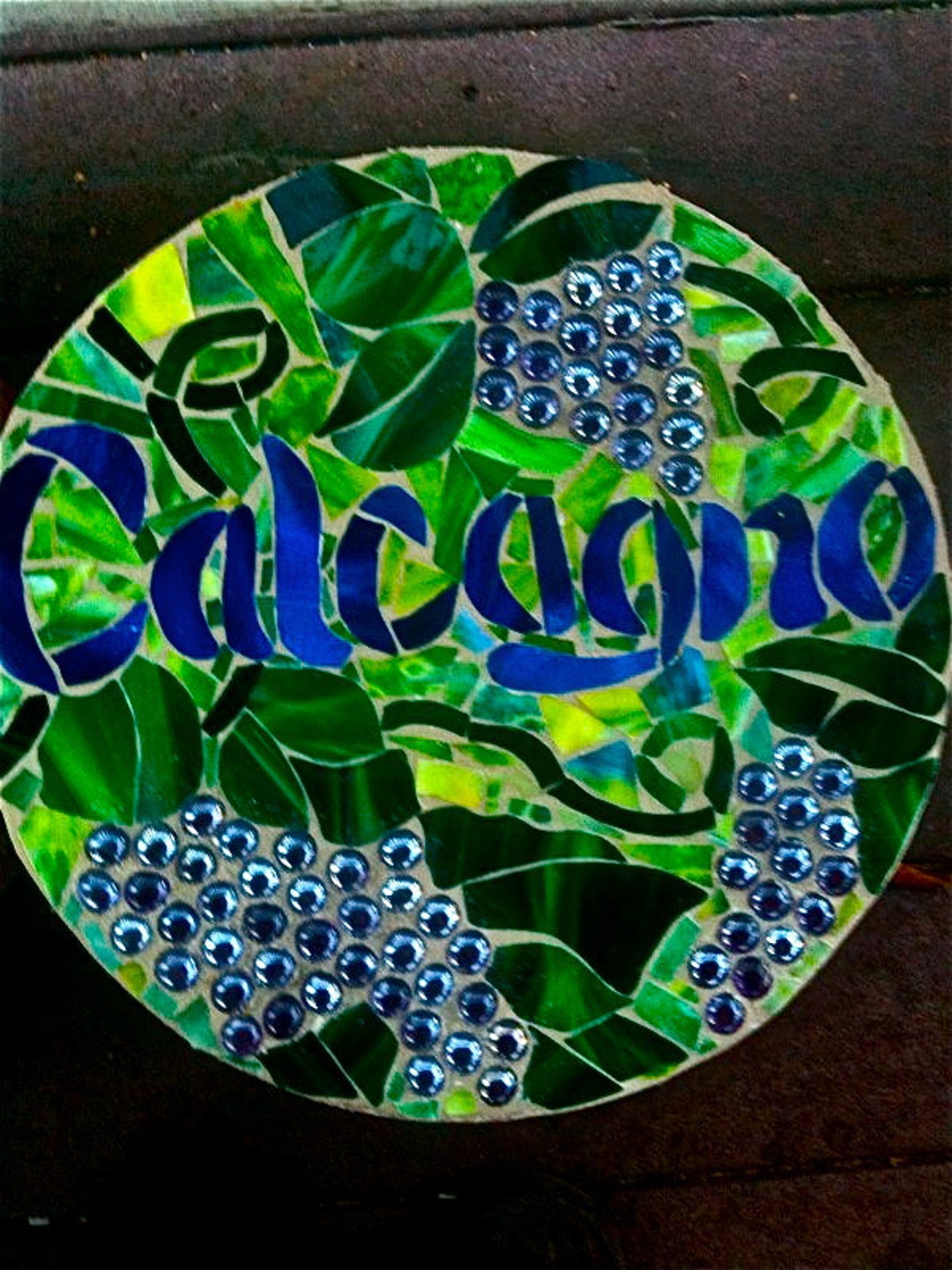 Custom Order Name Mosaic Stepping Stone - Etsy