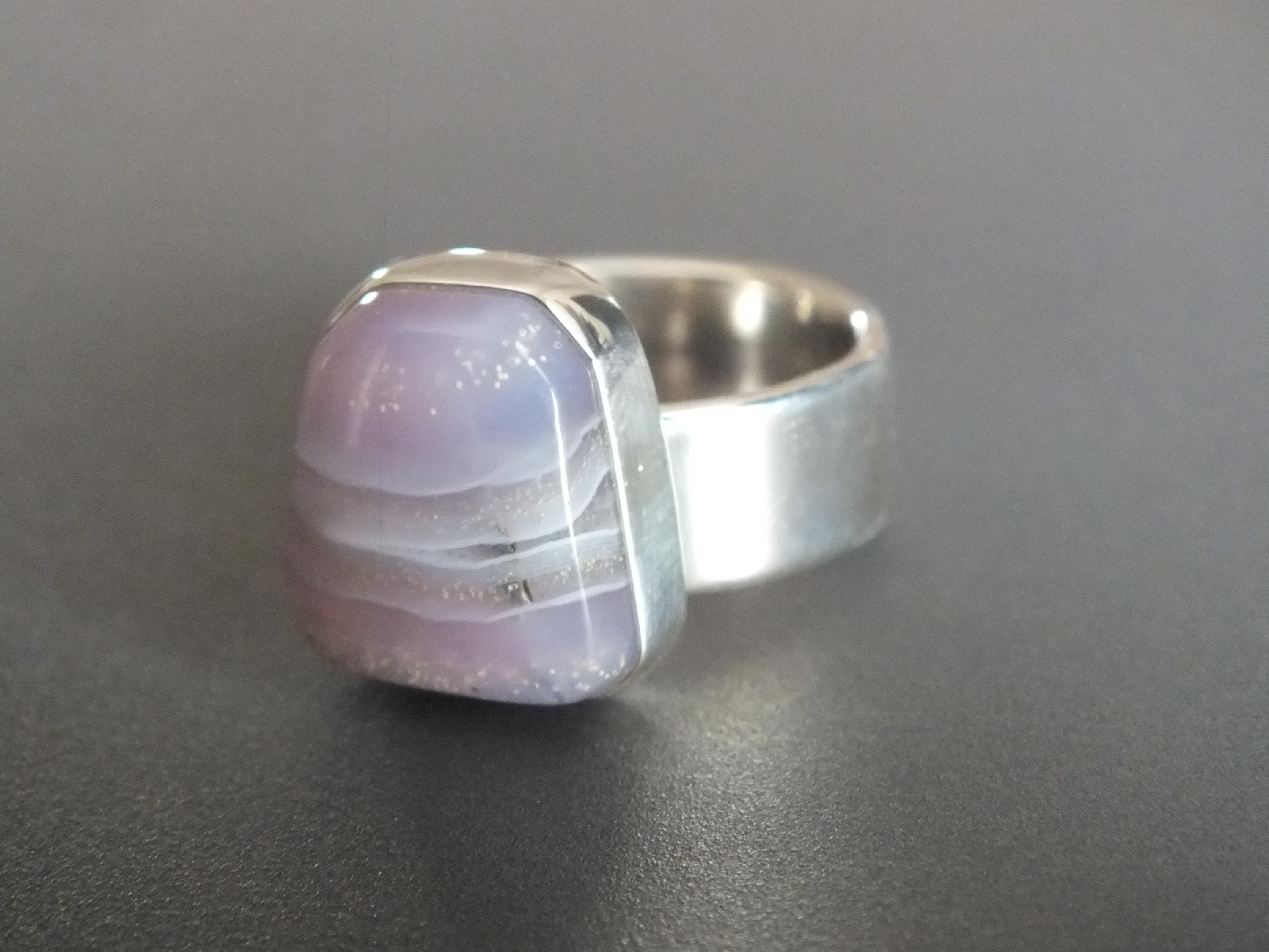 Fabulous Holley Holly Blue Agate Sterling Silver Ring Handmade ...