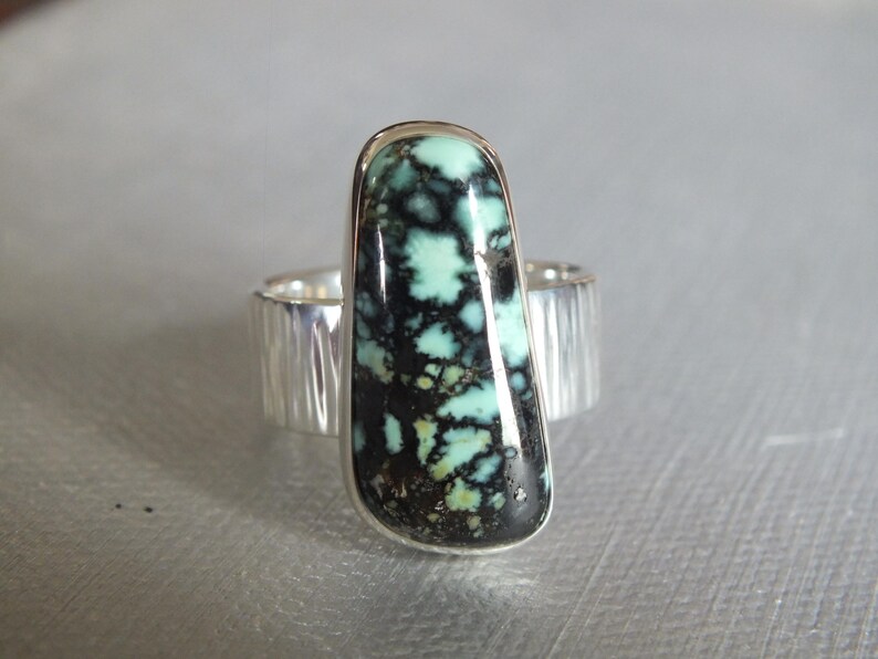 Poseidon Variscite Sterling Silver Handmade Ring Metalsmith James ...