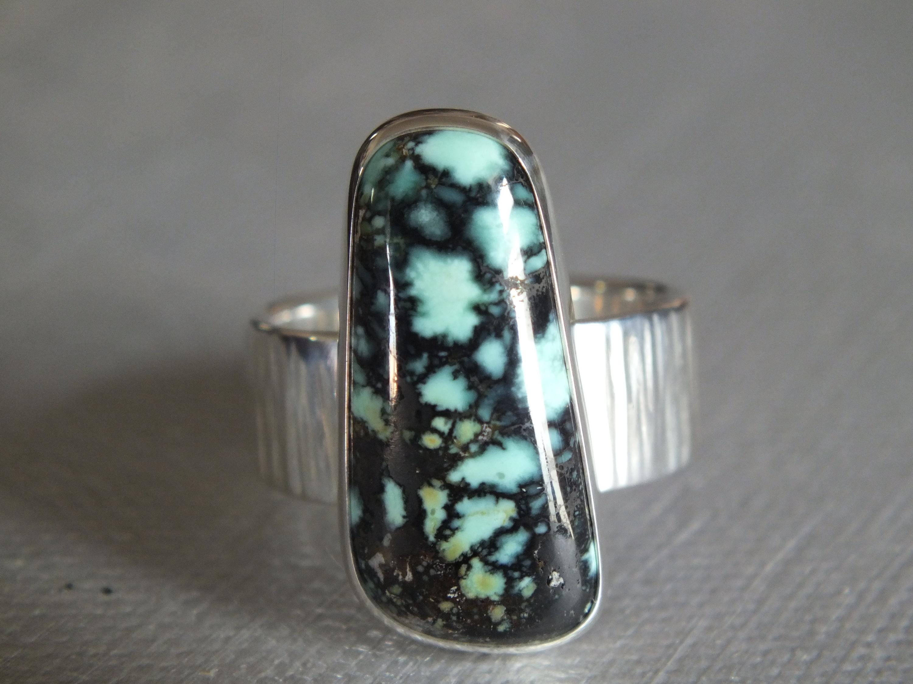 Poseidon Variscite Sterling Silver Handmade Ring Metalsmith James ...