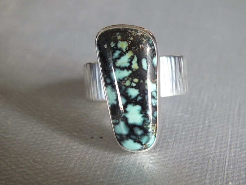 Poseidon Variscite Sterling Silver Handmade Ring Metalsmith James ...
