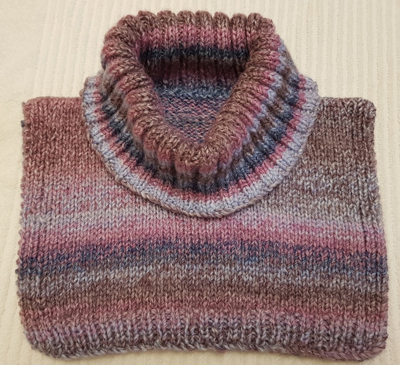 PDF Instant Digital Knitting Pattern Download - Knitted Chunky Polo ...