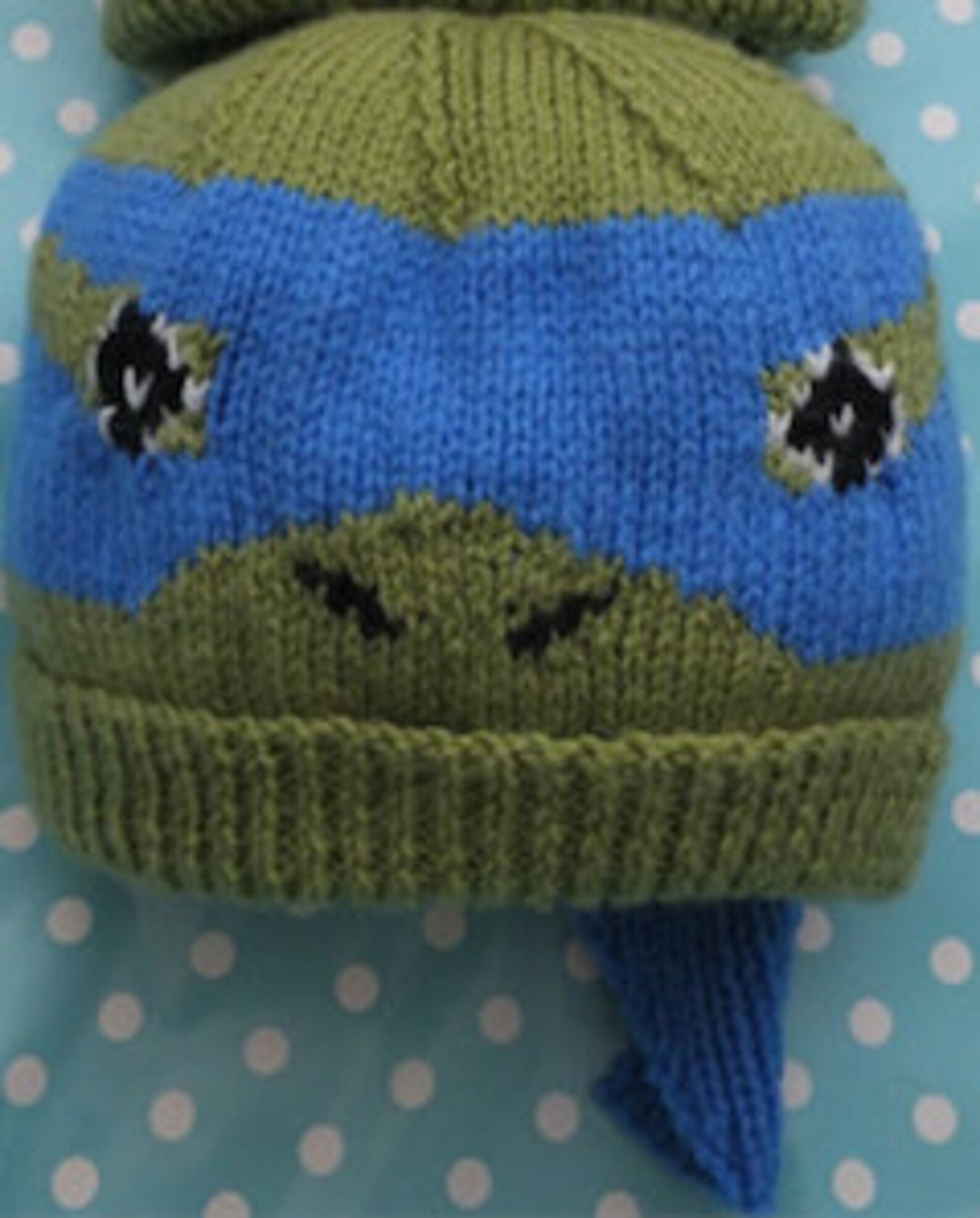PDF Instant Digital Download Knitting Pattern - DK - Ninja Turtle Hat - Knitting Pattern - Etsy