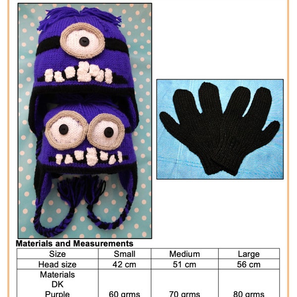 Evil Minion Hat - Etsy