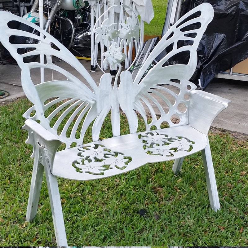 Butterfly Bench - Etsy