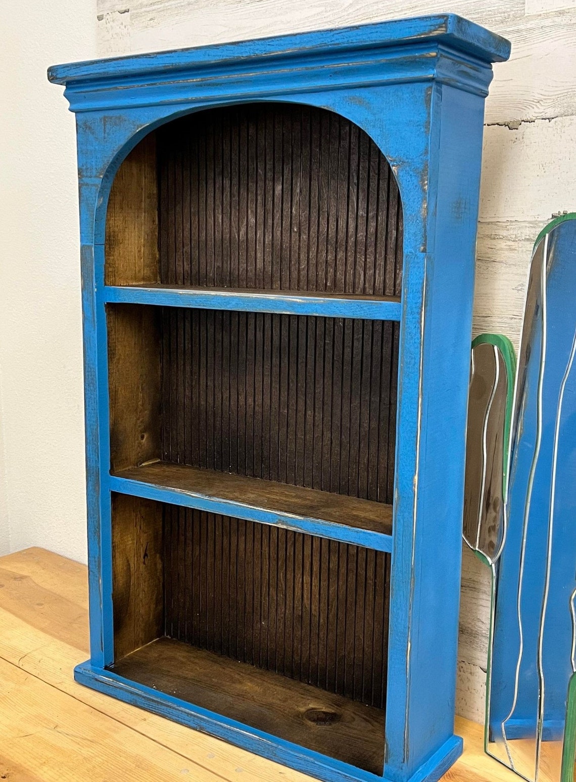 Primitive Wall Shelf, Antique Wall Shelf, Hanging Book Shelf, Colonial ...