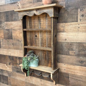 Primitive Wall Shelf, Antique Wall Shelf, Barn Wood Shelf, Shaker Peg ...