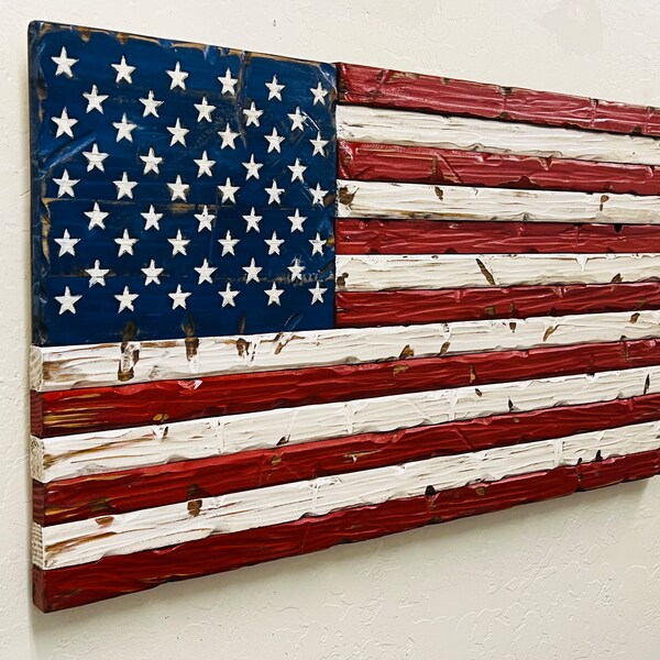 Primitive Flag - Etsy