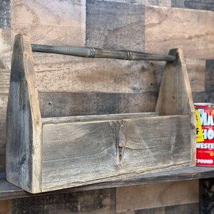 Barn Wood Tool Box, Primitive Tool Caddy, Tool Box, Antique Carpenter's ...