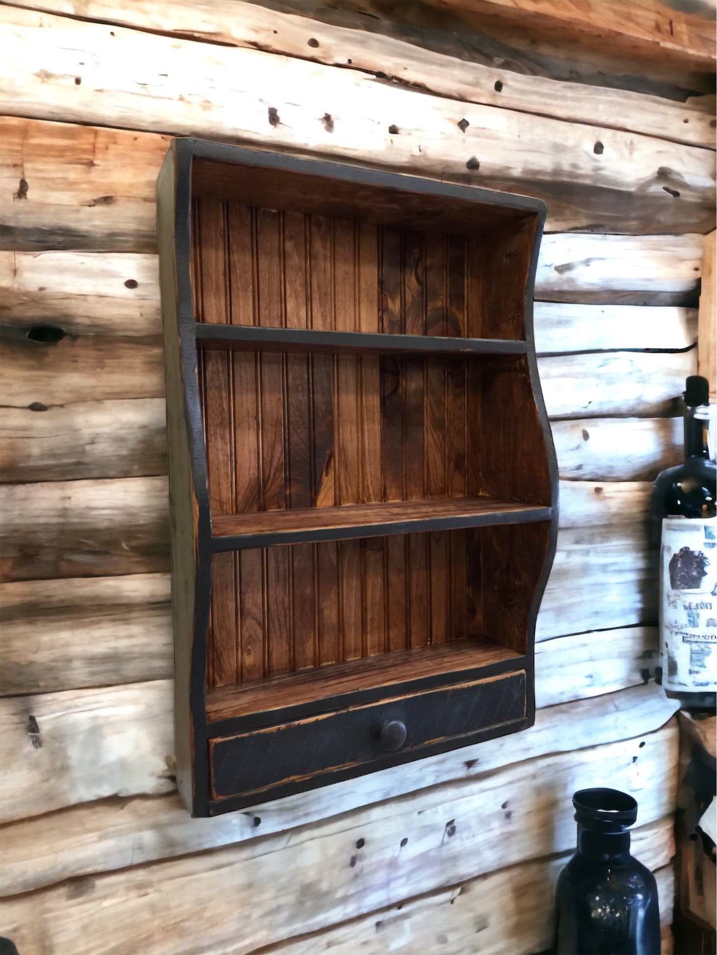 Rustic Cabin Shelves
