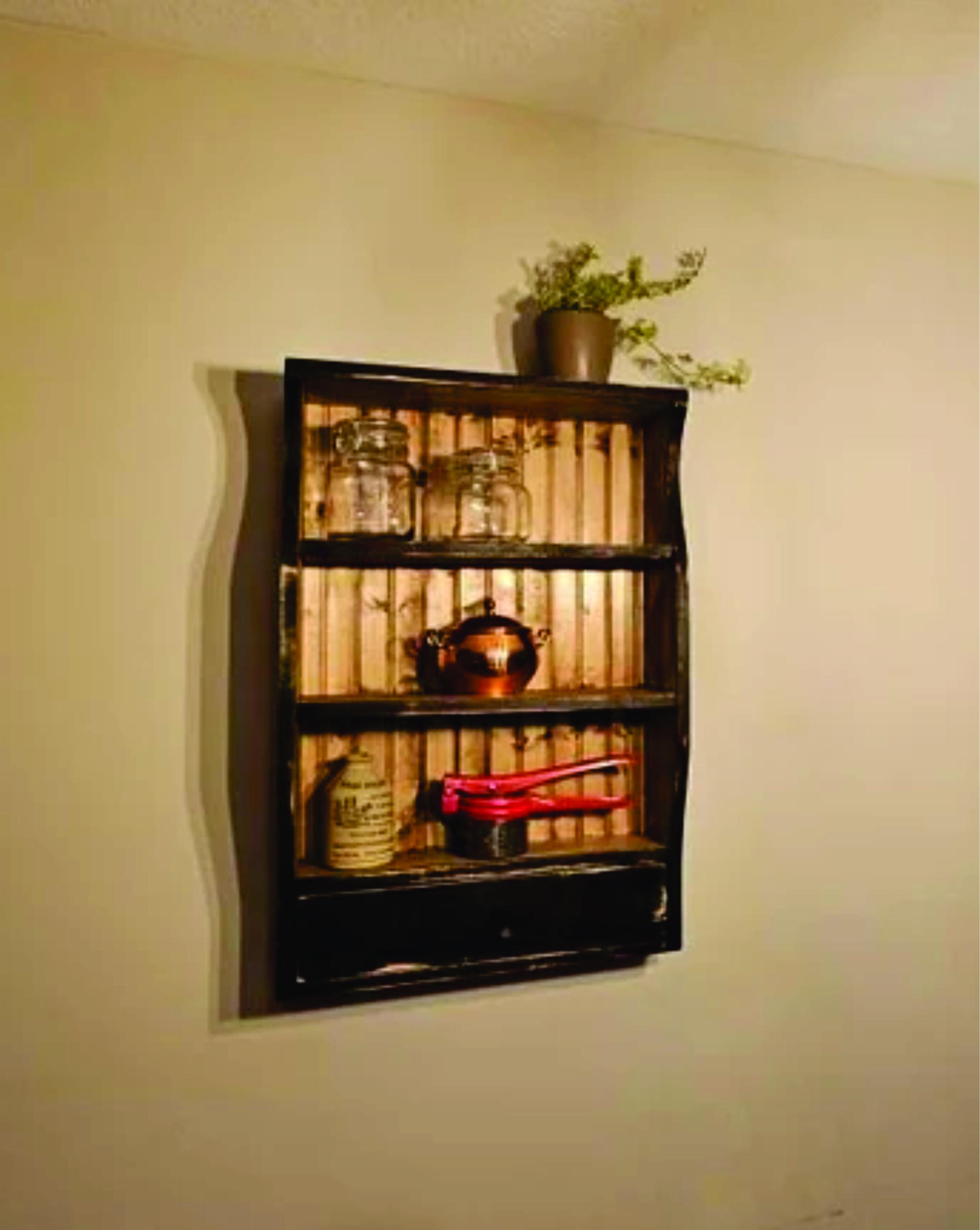 Primitive Wall Shelf, Whale Shelf, Primitive Whale Shelf, Hanging Book ...