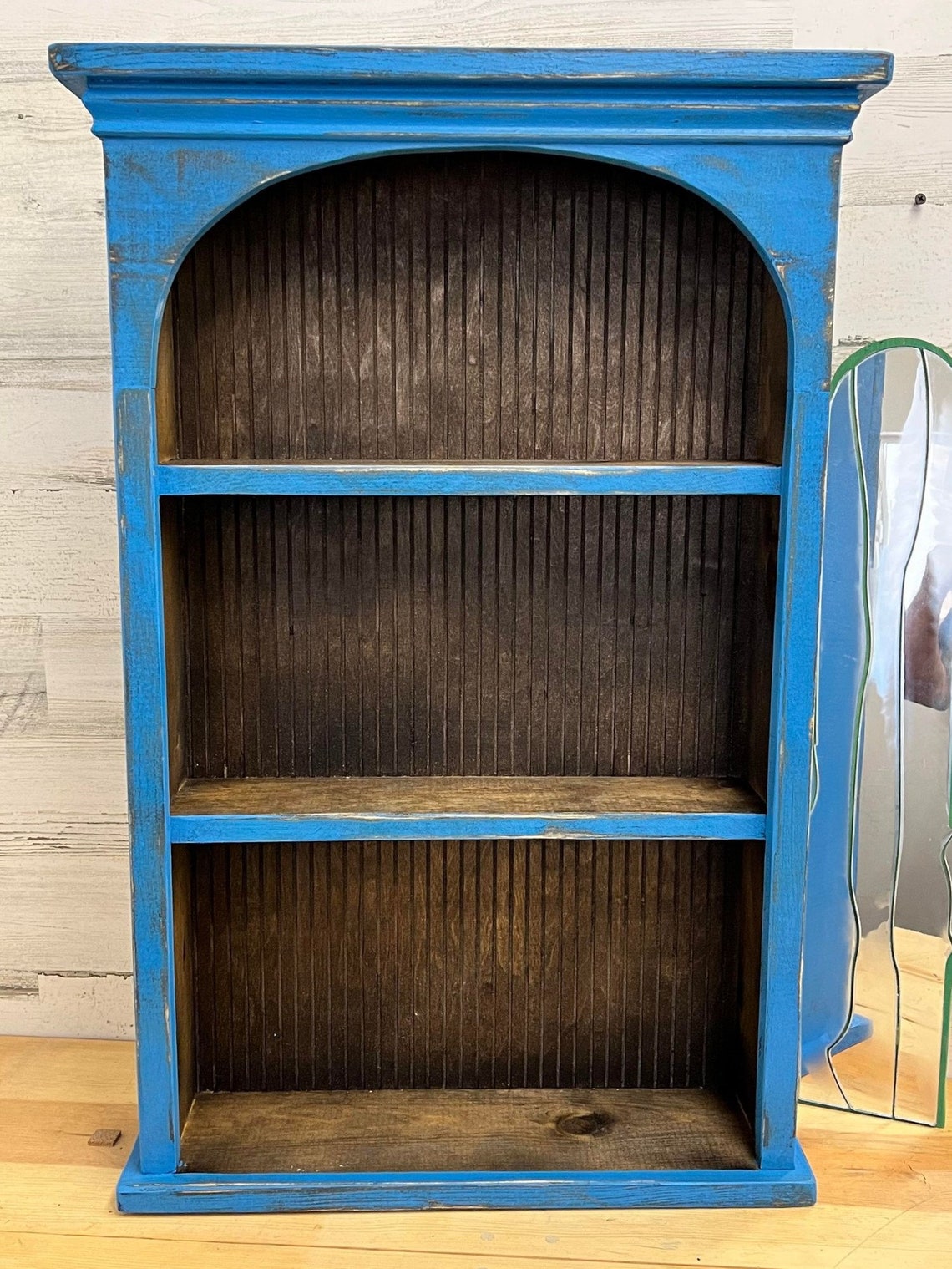 Primitive Wall Shelf, Antique Wall Shelf, Hanging Book Shelf, Colonial ...