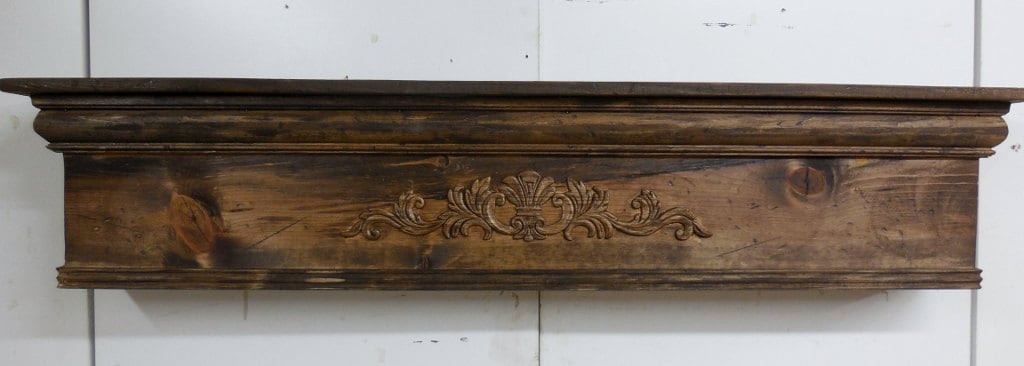 Large Mantel Shelf, Primitive Mantle Shelf,fireplace Mantel,shabby ...