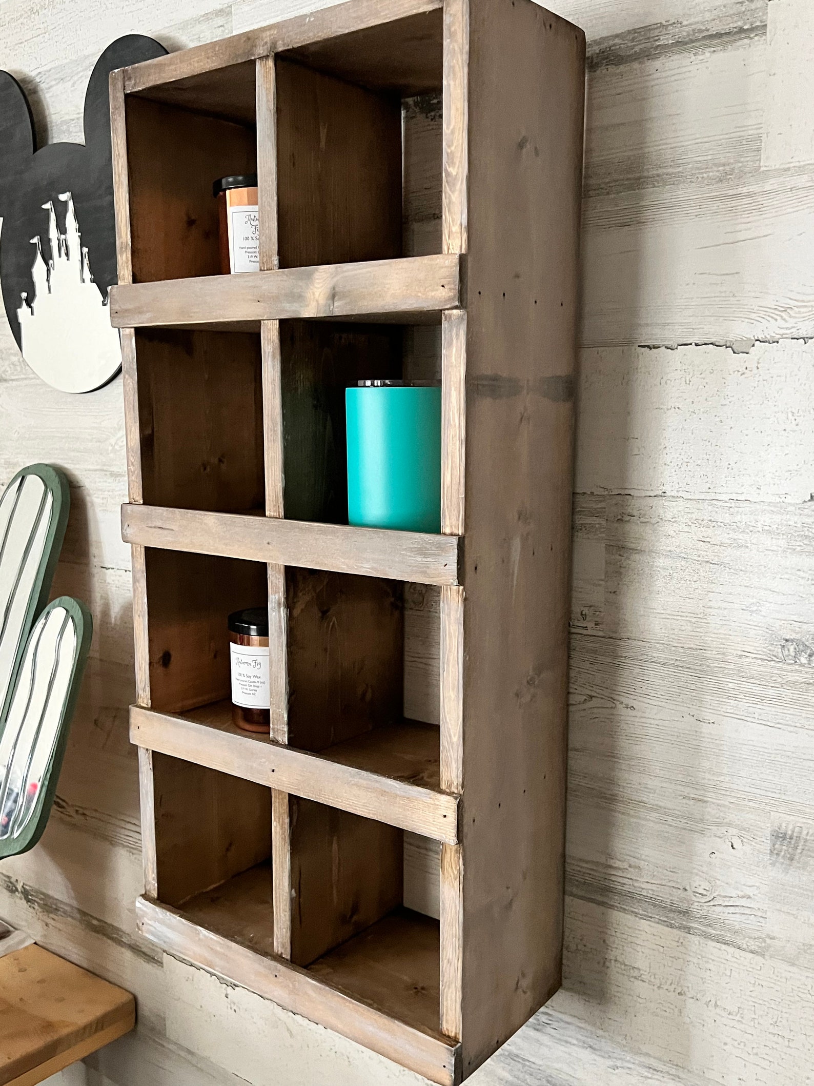 Primitive Wall Shelf, Shabby Chic Wall Shelf, Nautical Wall Shelf ...