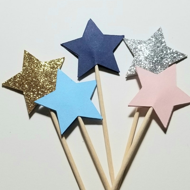 Star Cupcake Topper - Etsy