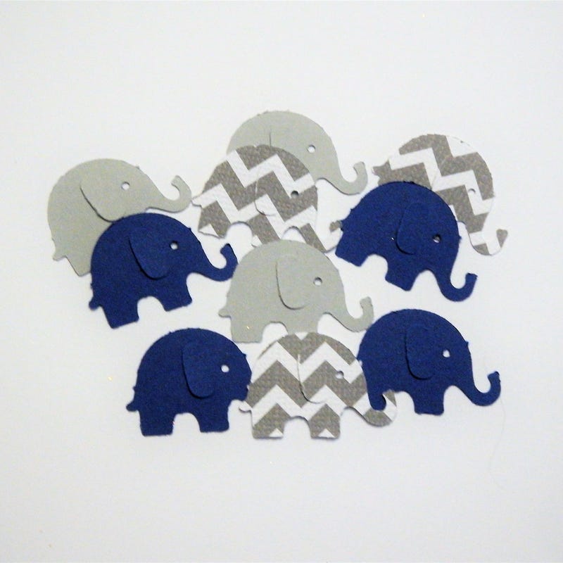 Blue Gray Elephant - Etsy