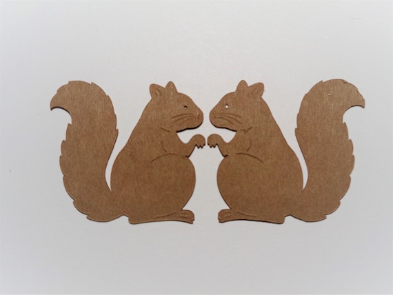 Scrapbooking Squirrel Die Cuts Squirrel Cutouts Paper Squirrels Papercraft etna.com.pe