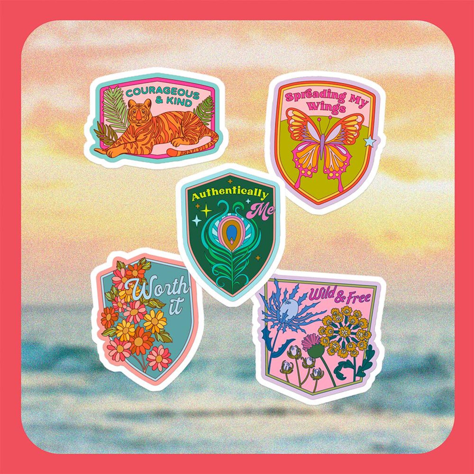 The Bold Spirit Sticker Collection - Etsy