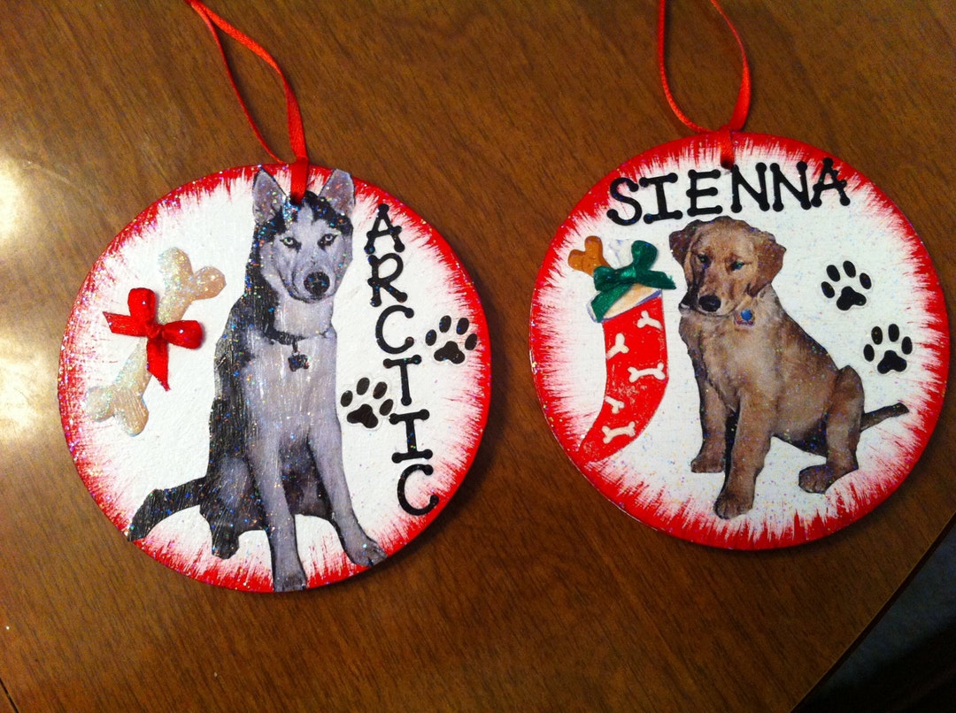 Pet Ornament or Gift Tag Custom Made With Your Pet's - Etsy