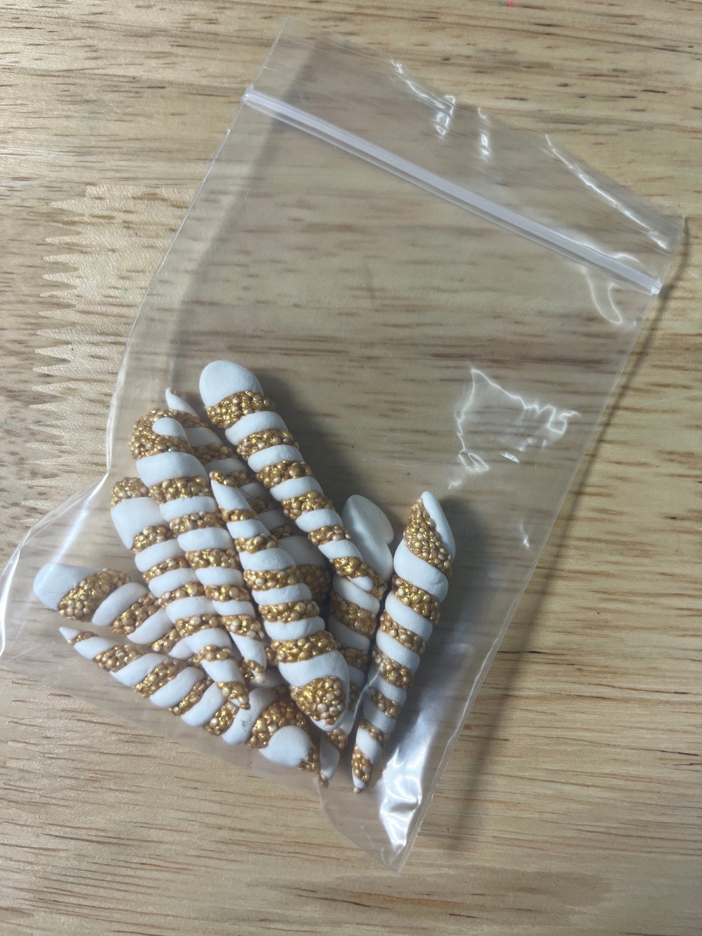 10 Pack Air Dry Clay Unicorn Horns - Etsy