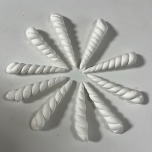 10 Pack Air Dry Clay Unicorn Horns - Etsy