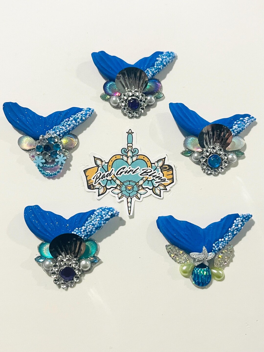 5 Piece Mermaid Bling - Etsy