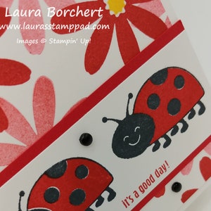 Hello Ladybug Card Tutorial PDF Only - Etsy
