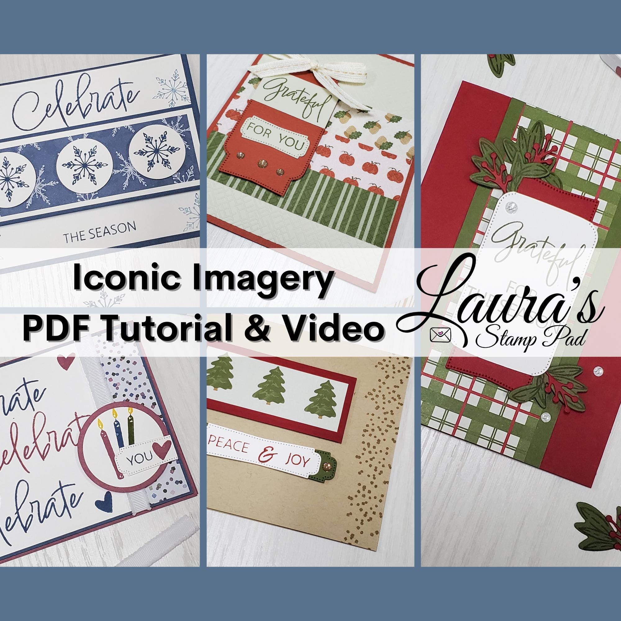 Stampin' Up! Online Exclusive Iconic Imagery Suite Card Tutorial PDF ...