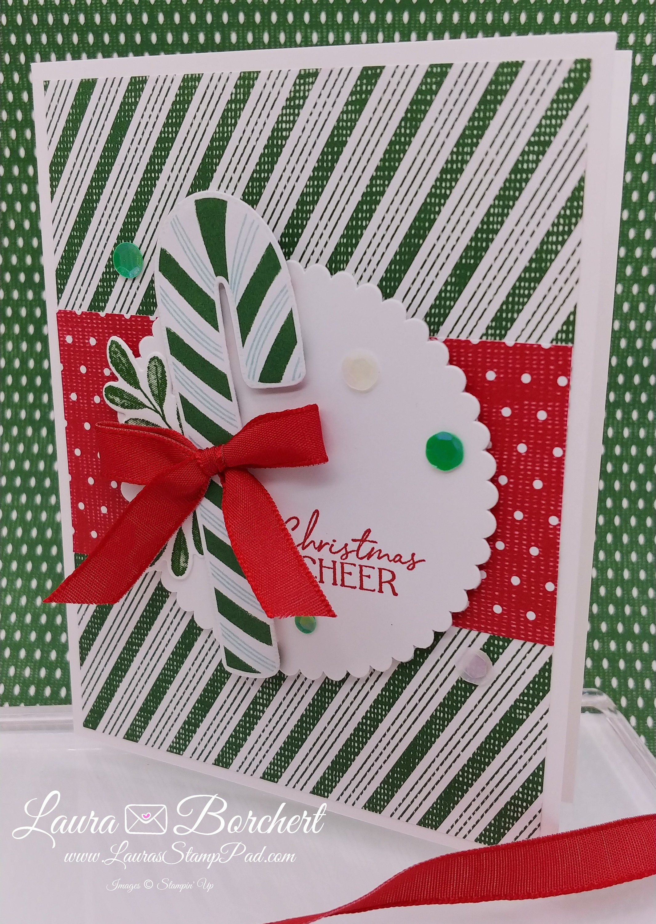 Sweetest Candy Cane Card Tutorial PDF Only - Etsy