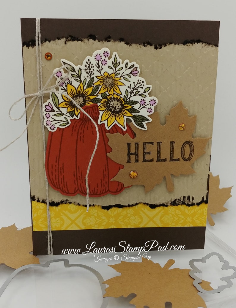 Rustic Harvest Card Tutorial PDF Only - Etsy