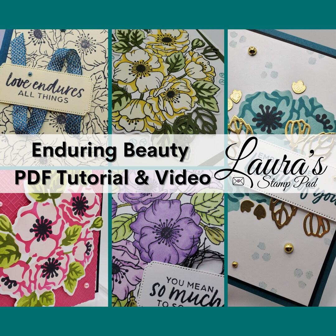 Stampin' Up! Enduring Beauty Card Tutorial PDF Only - Etsy