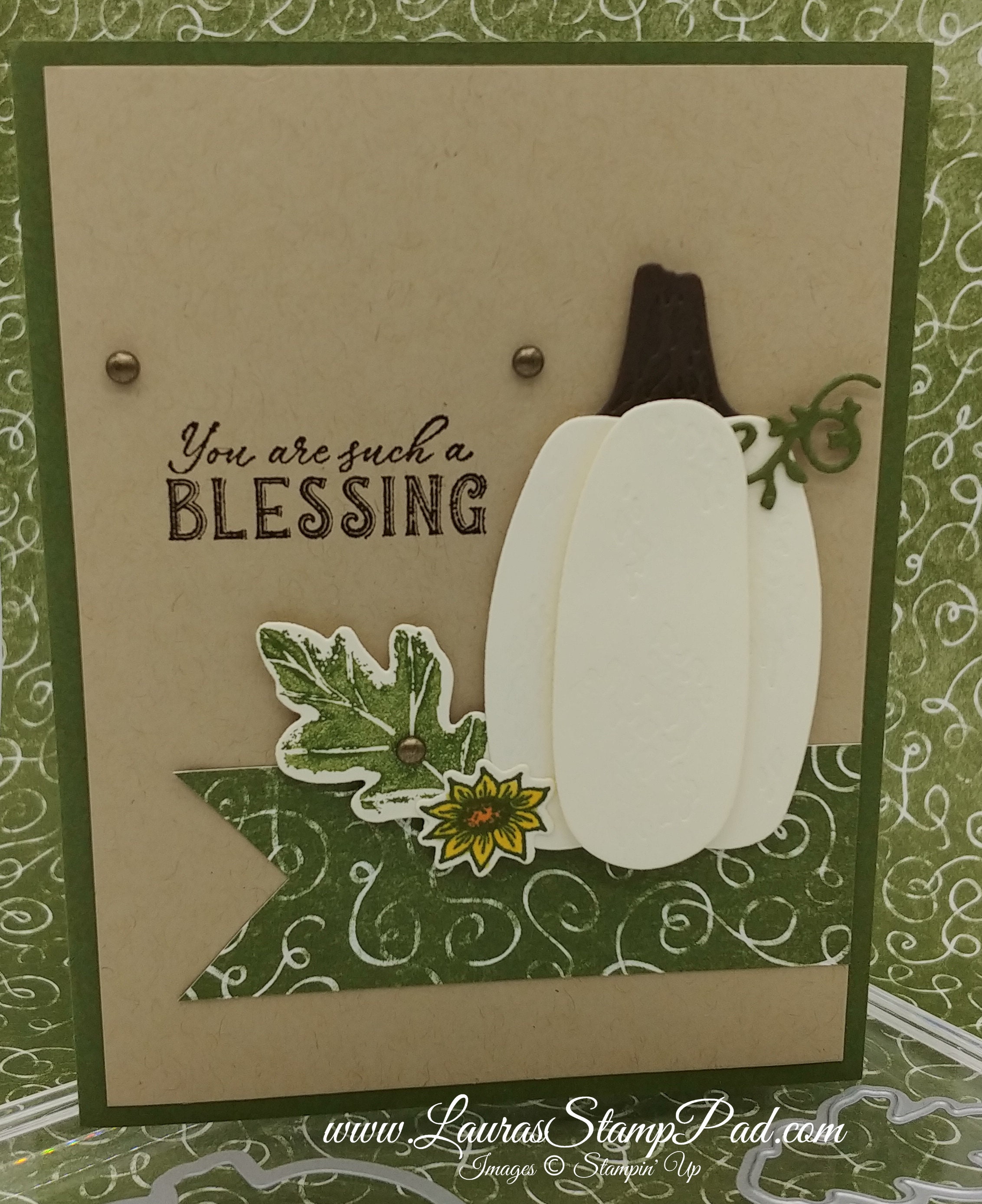 Rustic Harvest Card Tutorial PDF Only - Etsy