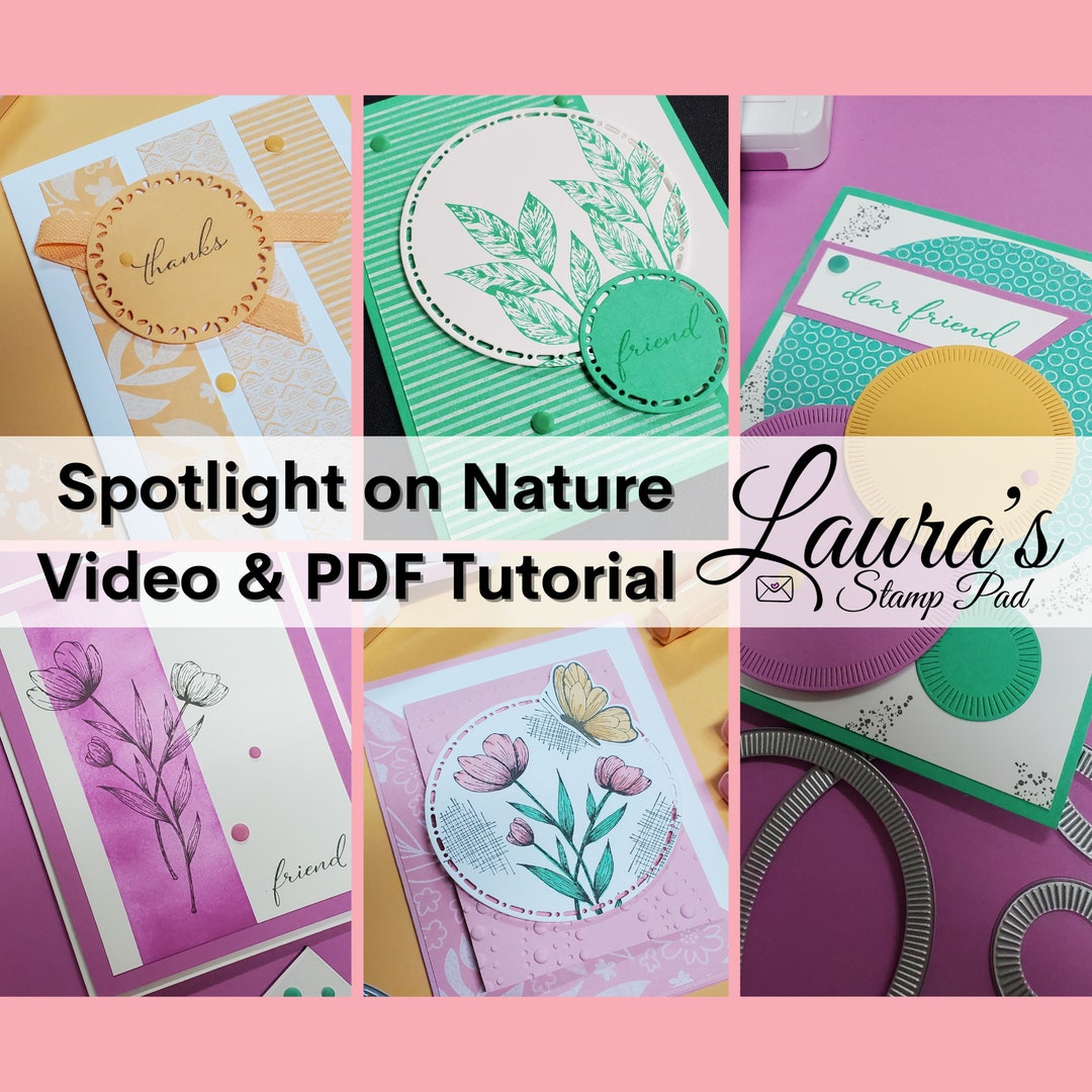 Stampin' Up! Spotlight on Nature Card Tutorial PDF Only - Etsy