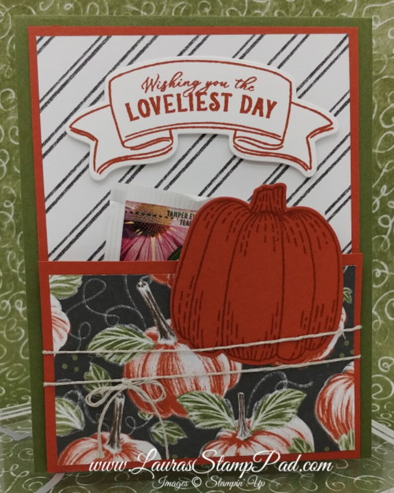 Rustic Harvest Card Tutorial PDF Only - Etsy