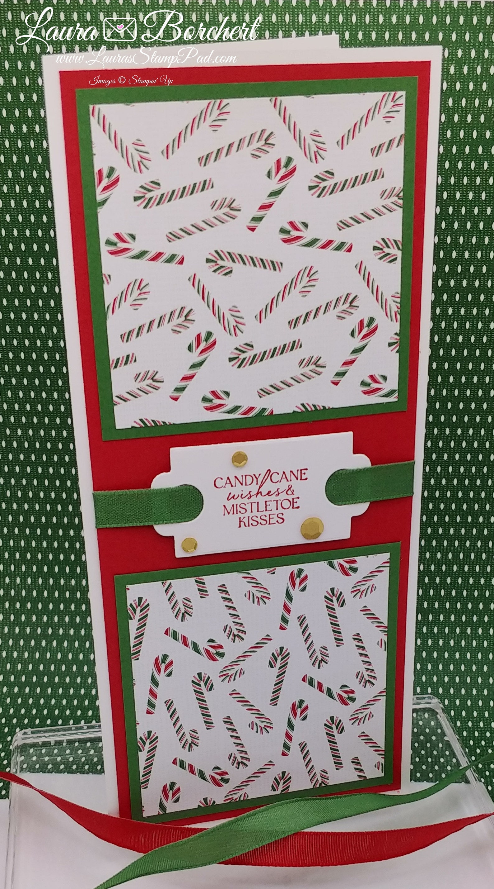 Sweetest Candy Cane Card Tutorial PDF Only - Etsy