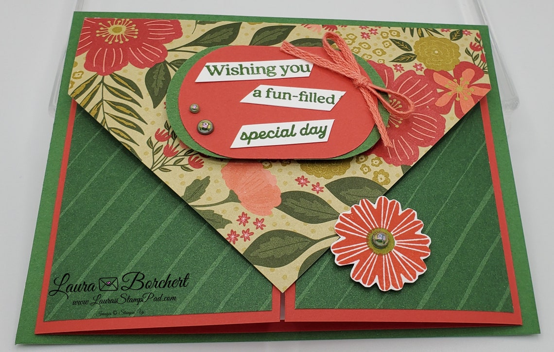 Garden Walk Card Tutorial PDF Only - Etsy