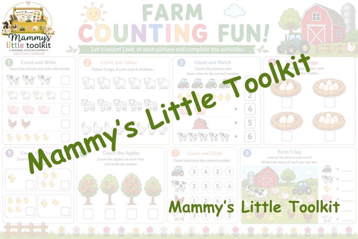 Numeracy and Maths Activity Pack - Etsy Canada