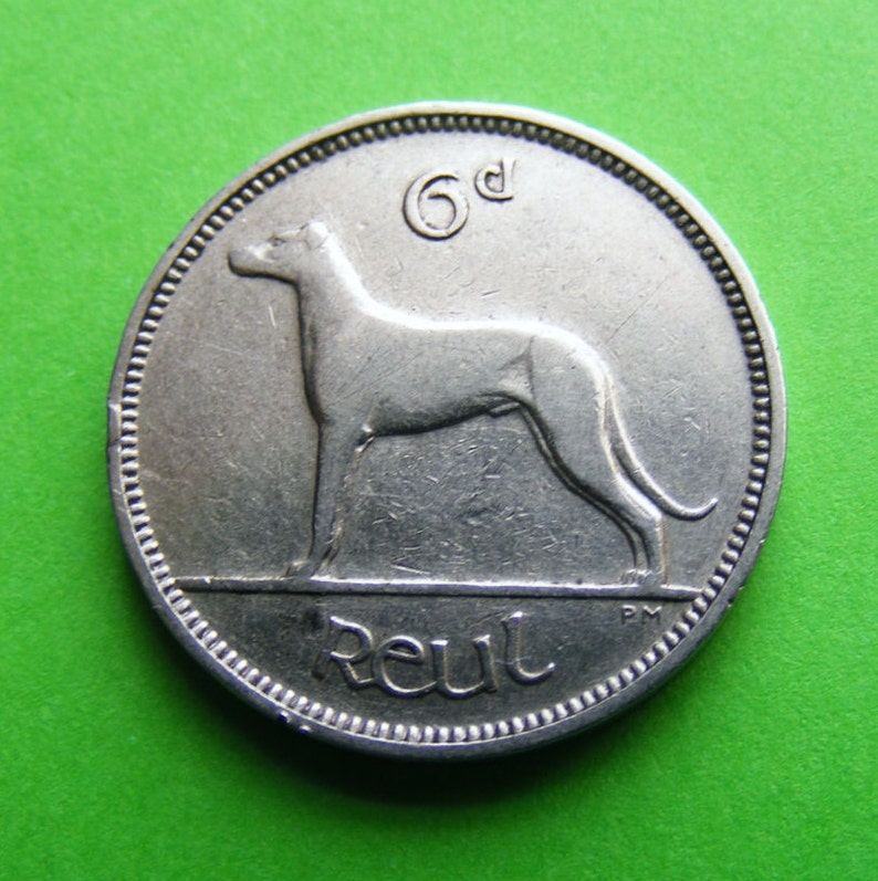 1928 Ireland Authentic Irish Six Pence Coin First Year Minted - Etsy