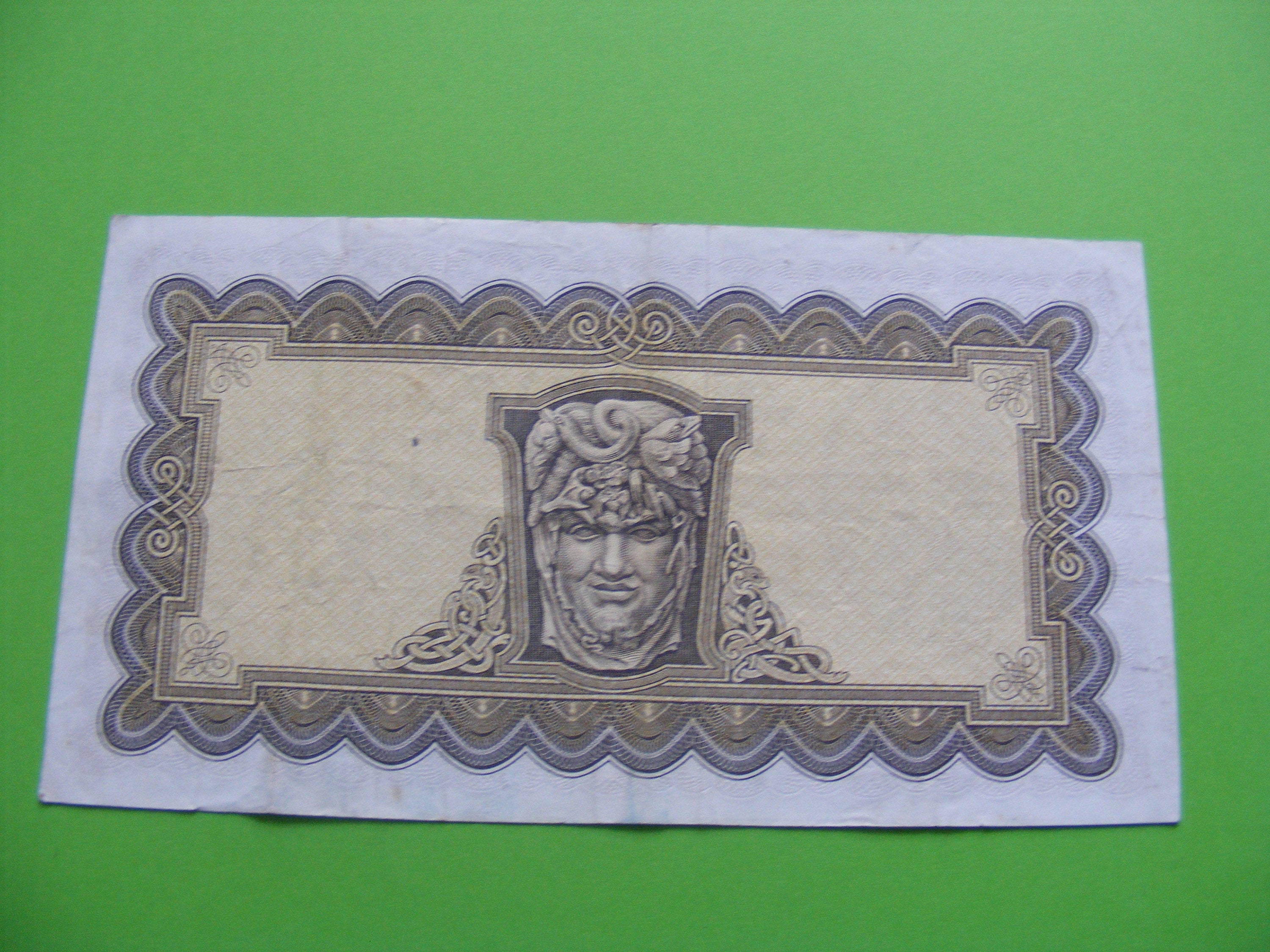 1974 Irish Five Pound Banknote Irish Lady Lavery Old 5 Note Paper Money ...