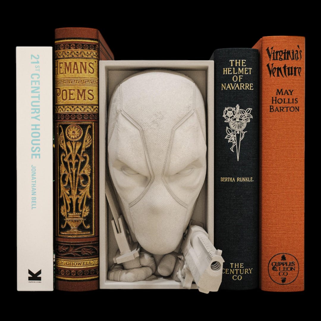 Deadpool-inspired 3d-printed Book Nook - Etsy